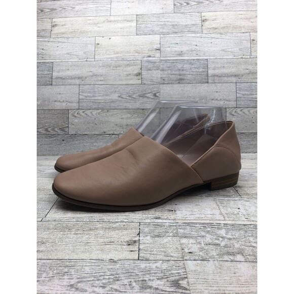 Clarks | Shoes | Clarks Pure Tone Leather Loafer Color Pinky Nude Slip ...